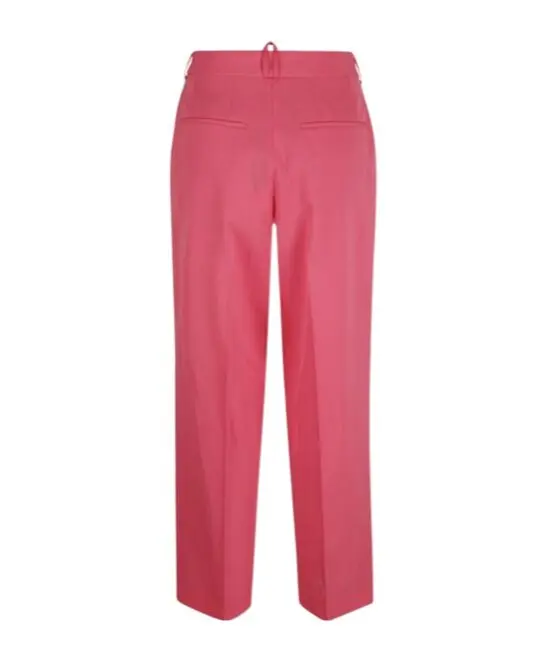 Stella McCartney Straight Leg Pleated Trousers - Watermelon