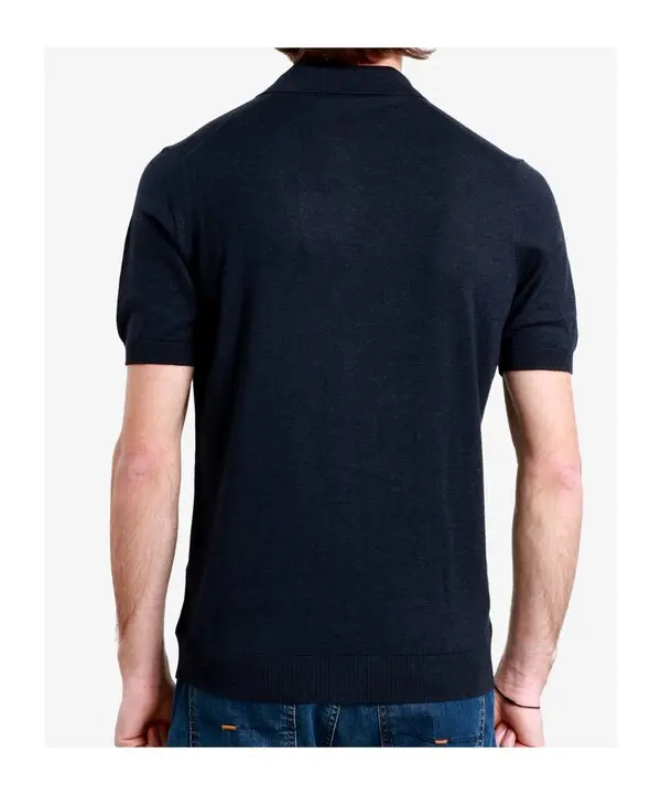 GRAN SASSO Short Sleeved Knitted Polo Shirt
