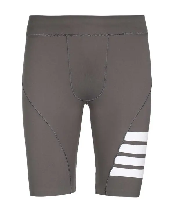 Thom Browne 4-bar Stripe Bike Shorts - Medium Gray