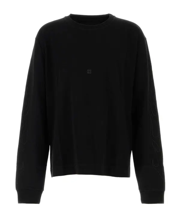 Givenchy Long-sleeved T-shirt With Embroidered Logo