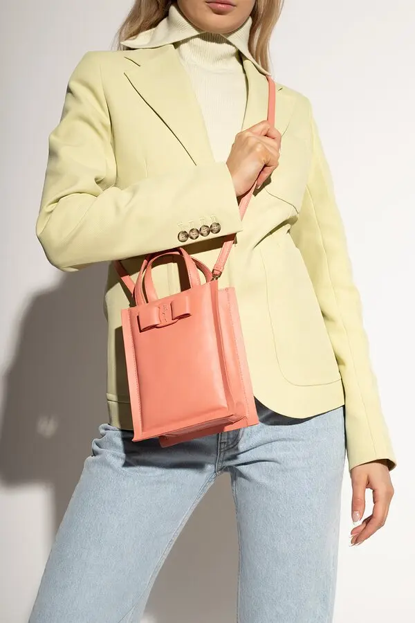 FERRAGAMO Bow Detail Shoulder Bag