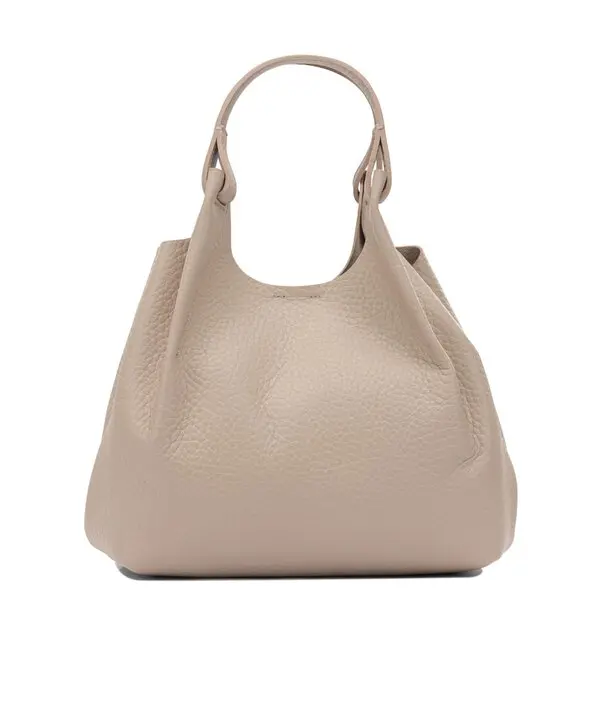 GIANNI CHIARINI Dua Logo Printed Tote Bag - Nude