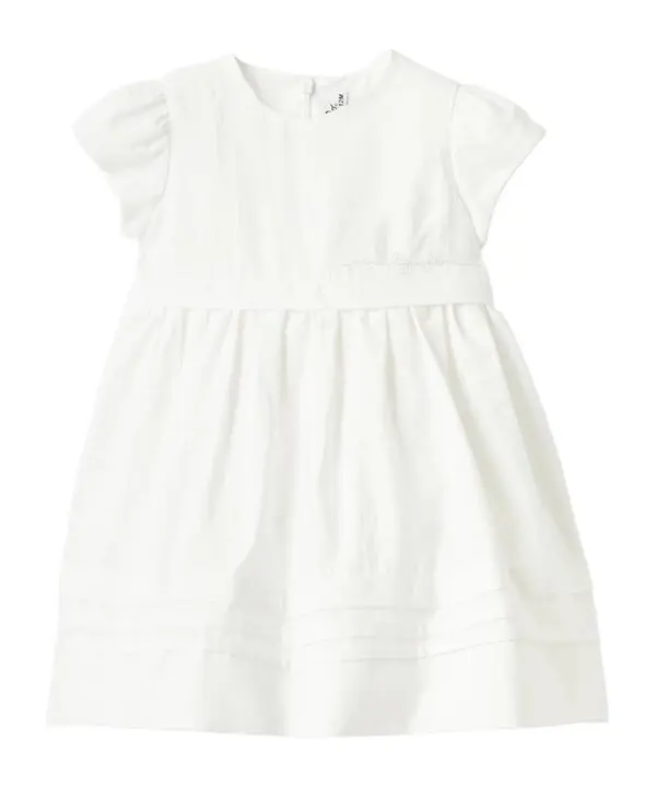 IL GUFO Crewneck Short-sleeved Dress With Layered Design And Brief
