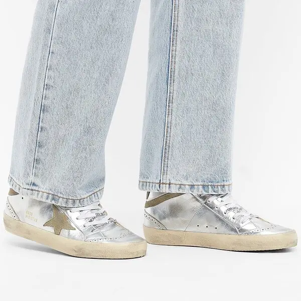 GOLDEN GOOSE Mid Star Sneakers - Multicolor