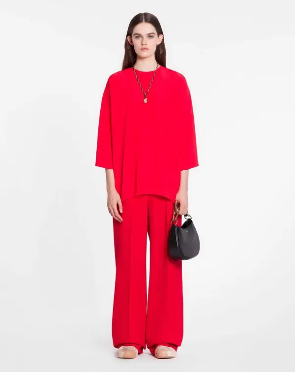 LANVIN Relaxed Fit Draped Blouse