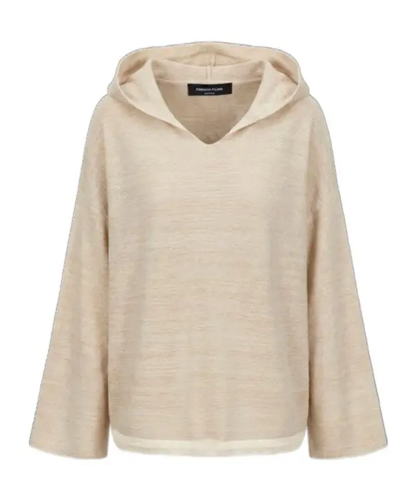 Fabiana Filippi Lurex Thread Hooded Jumper - No