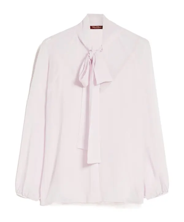 Max Mara Bow Detail Blouse - Pink