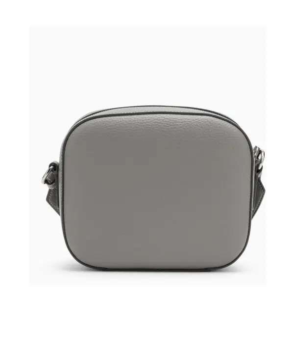 Stella McCartney Logo Perforated Crossbody Bag - Gray