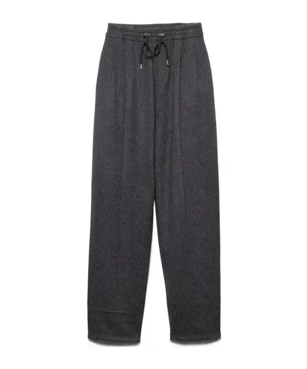 Prada Triangle Patch Drawstring Pants - Slate Ash