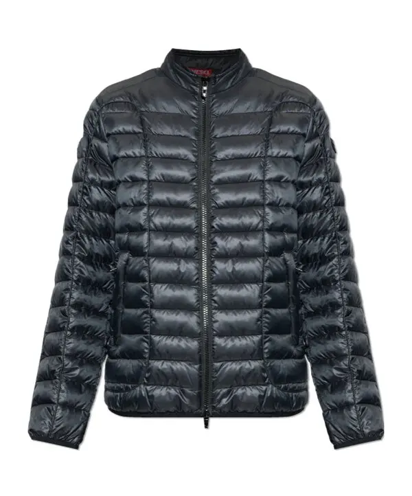DIESEL® Quilted Zip Jacket - Black