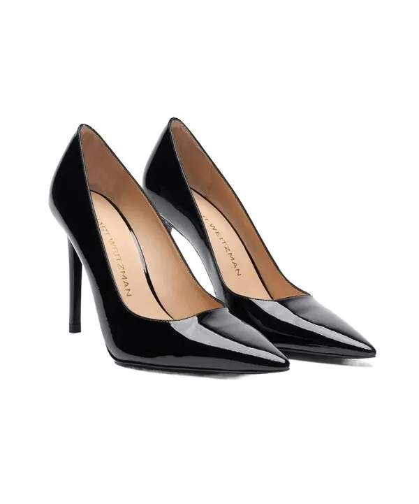 STUART WEITZMAN Power 100 Stiletto Heel Pumps - Black