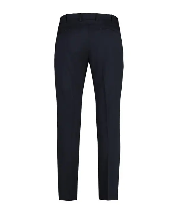 PT TORINO Wool Blend Slacks - Black