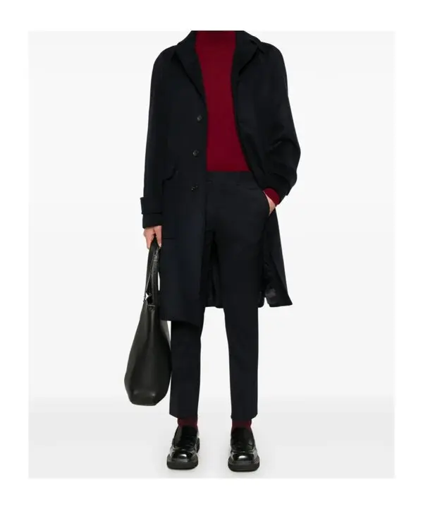 PT TORINO Wool Blend Slacks - Black