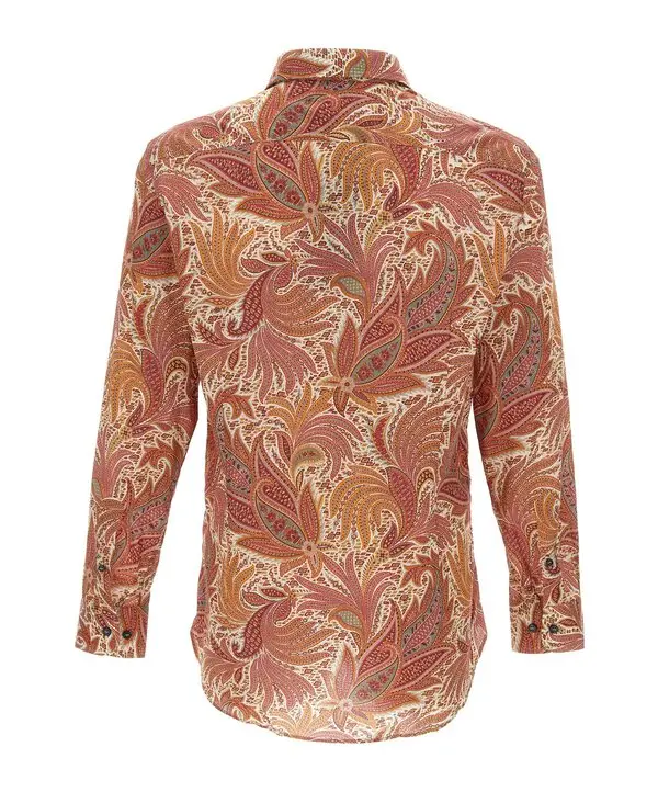 Etro Paisley Printed Long Sleeved Shirt