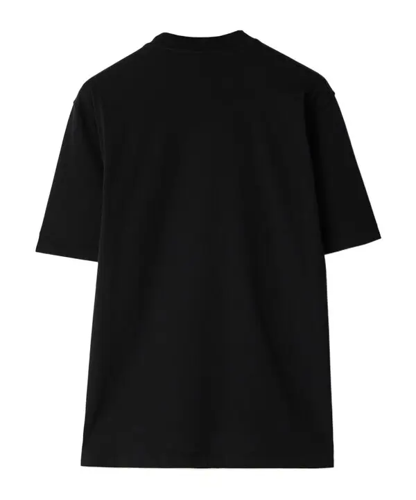Burberry Logo Printed Crewneck T-shirt - Black