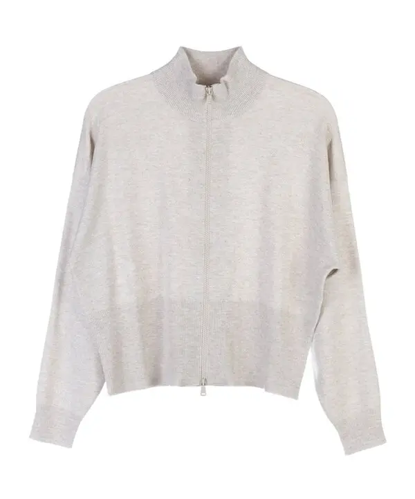 Brunello Cucinelli Long Sleeve Zip-up Sweater