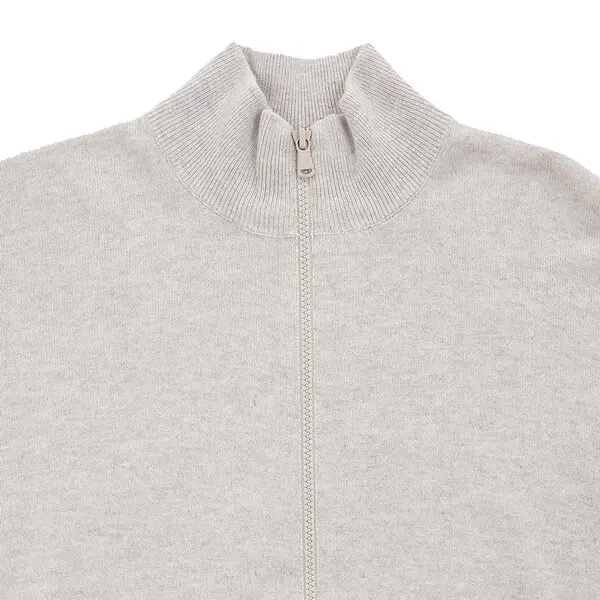 Brunello Cucinelli Long Sleeve Zip-up Sweater
