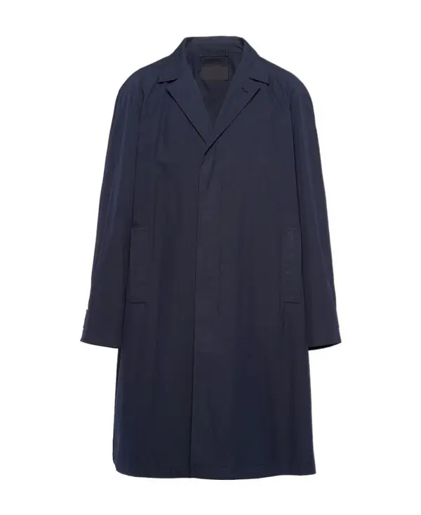 Prada Belted Coat - Blue