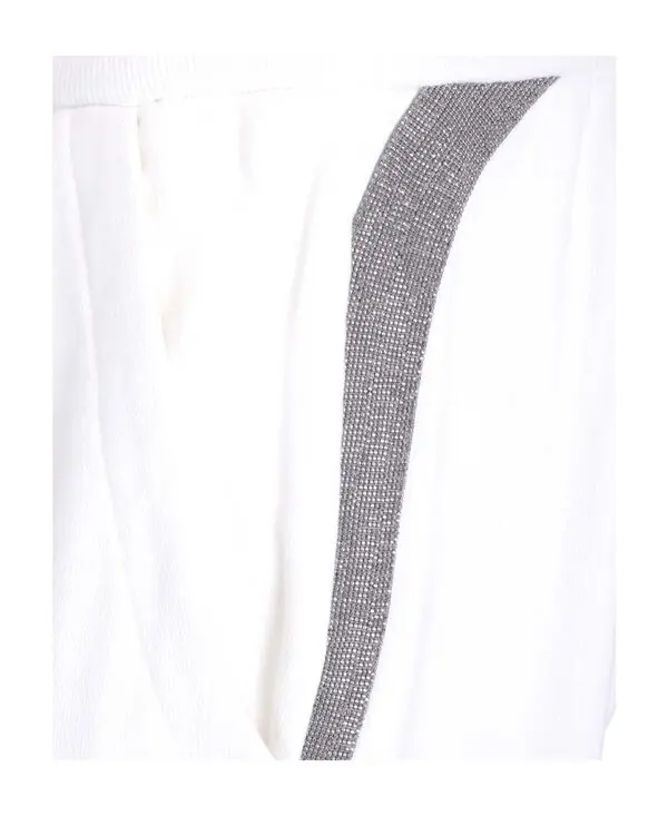 Brunello Cucinelli Drawstring Waist Joggers - White