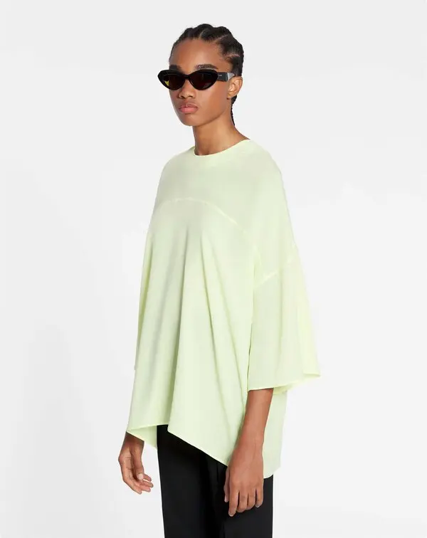 LANVIN Draped Silk Blouse
