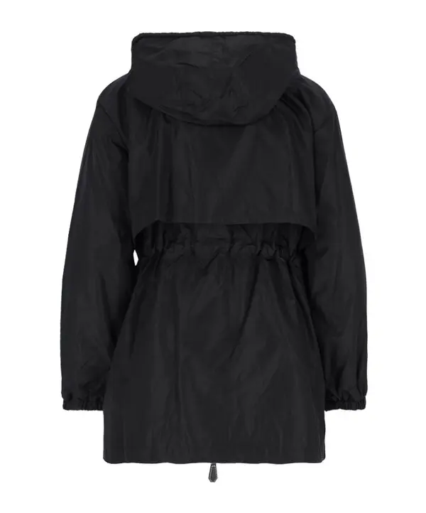 Burberry Hooded Zip-up Nylon Jacket