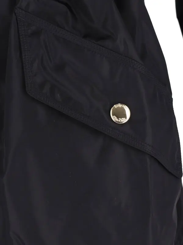 Burberry Hooded Drawstring Waist Coat