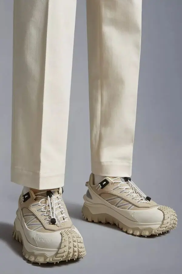 Moncler Trailgrip Lace-up Sneakers - White
