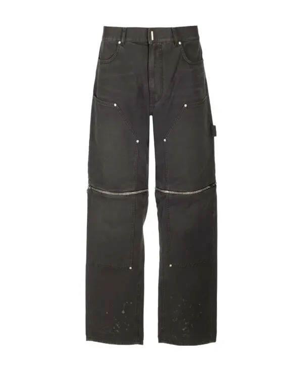 Givenchy Zip Detailed Jeans - Black