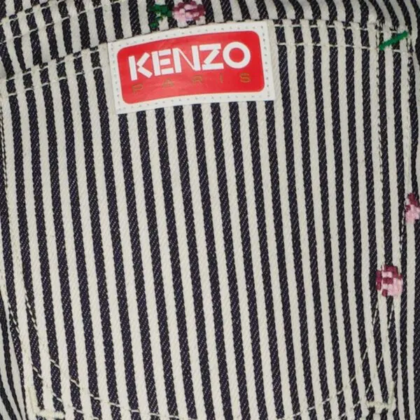 Kenzo Striped Wide-leg Jeans