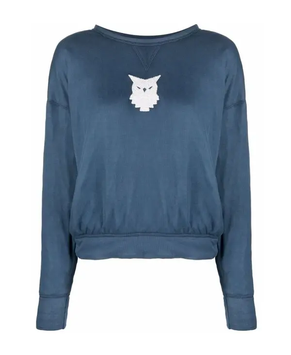 MAISON MARGIELA Owl Printed Crewneck Sweatshirt
