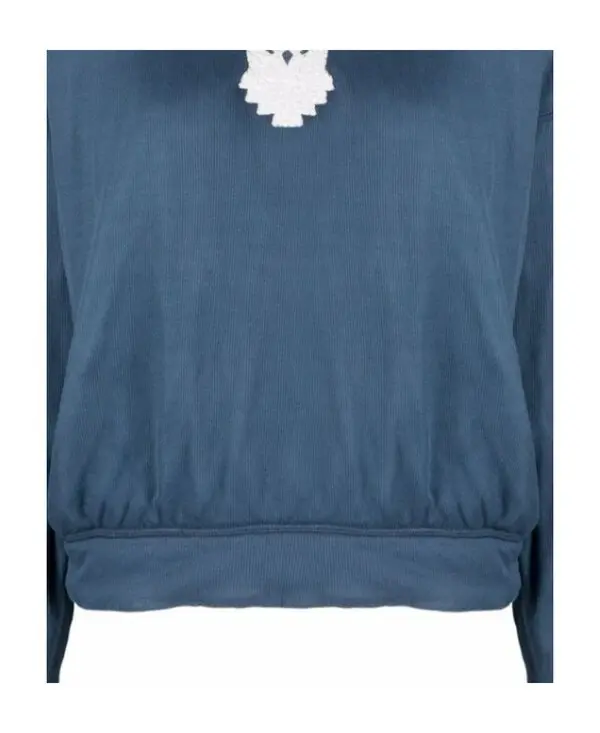 MAISON MARGIELA Owl Printed Crewneck Sweatshirt