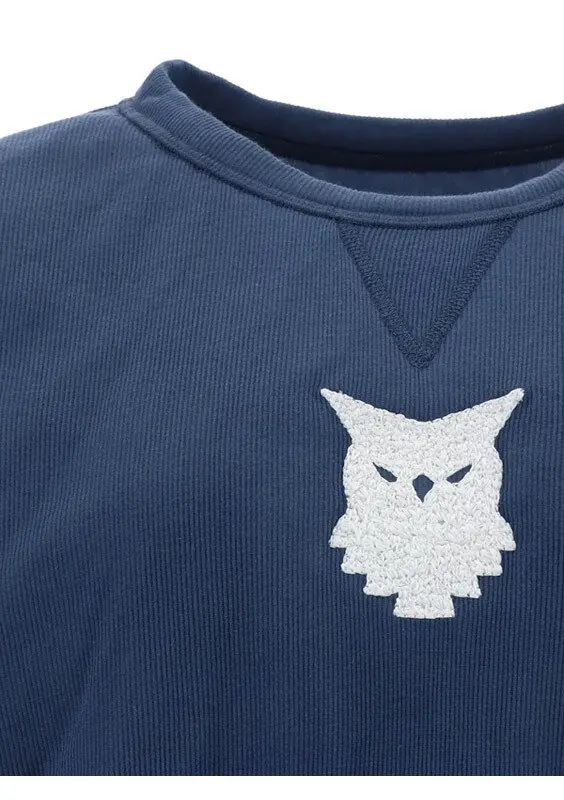 MAISON MARGIELA Owl Printed Crewneck Sweatshirt
