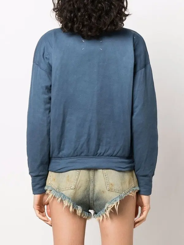 MAISON MARGIELA Owl Printed Crewneck Sweatshirt
