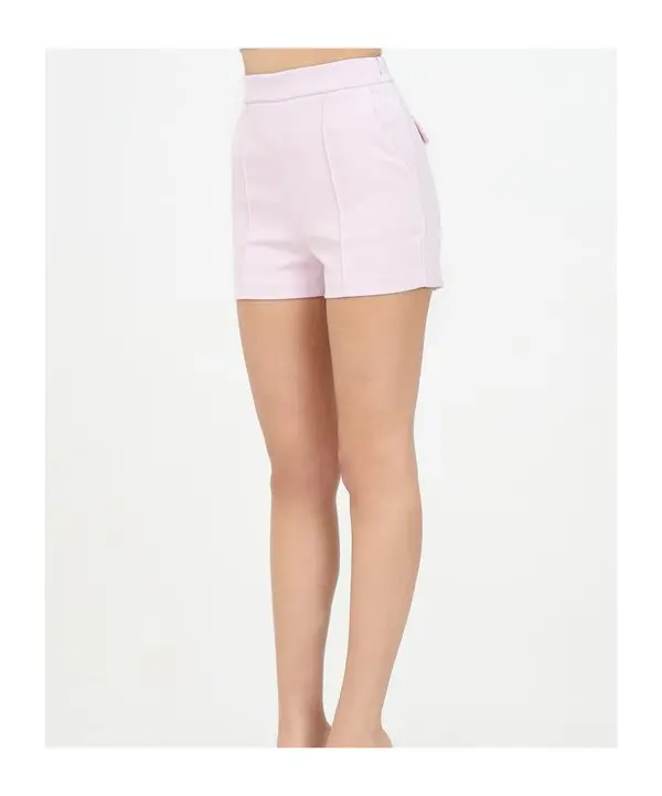 Elisabetta Franchi Crepe Shorts With Contrast Piping