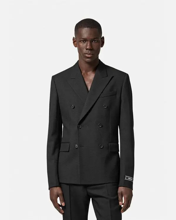Versace Double-breasted Tailored Blazer
