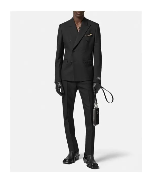 Versace Double-breasted Tailored Blazer