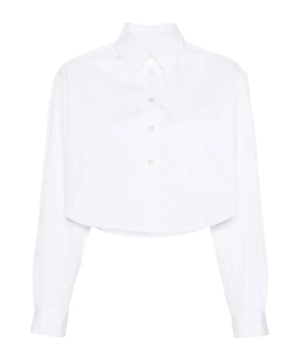 Isabel Marant Étoile Fleora Cropped Shirt - White