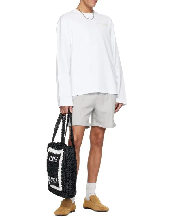 Casablanca Grey Drawstring Shorts