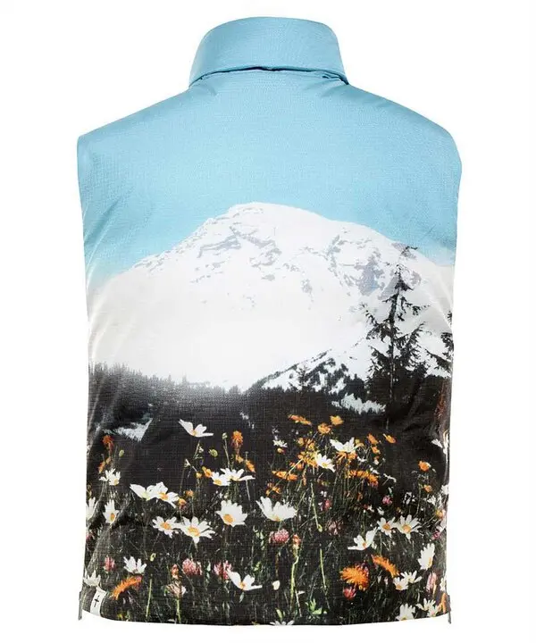 JIL SANDER Landscape Print Down Vest