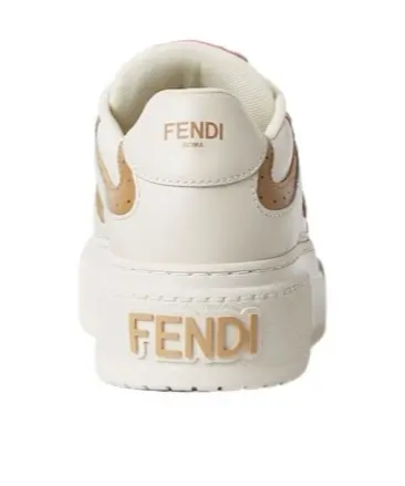 Fendi Match Low Top Sneakers - White