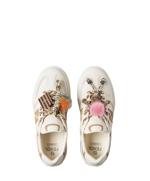 Fendi Match Low Top Sneakers - White