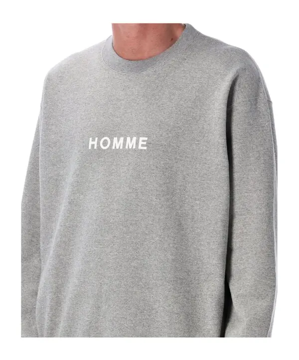 Comme Des Garçons Logo Crewneck Sweatshirt