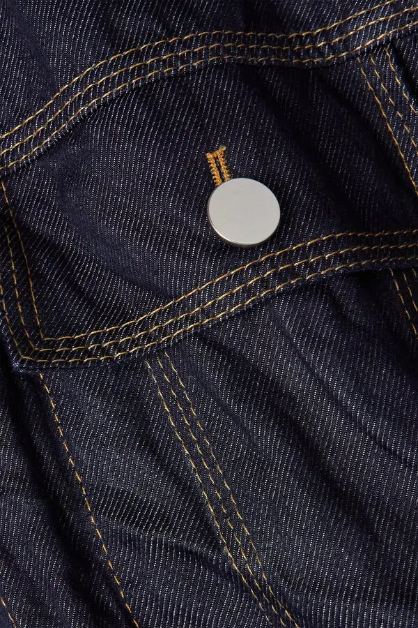 Bottega Veneta Crinkled Denim Jacket