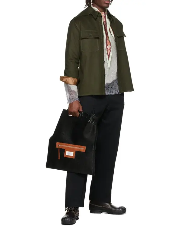 MAISON MARGIELA Bottle-cap Coated Tote Bag
