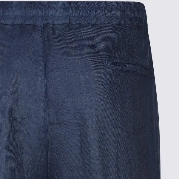 Brunello Cucinelli Drawstring Tapered Trousers - Black