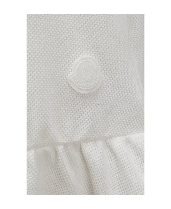 Moncler Sleeveless Hooded Dress With Ruffled Hem