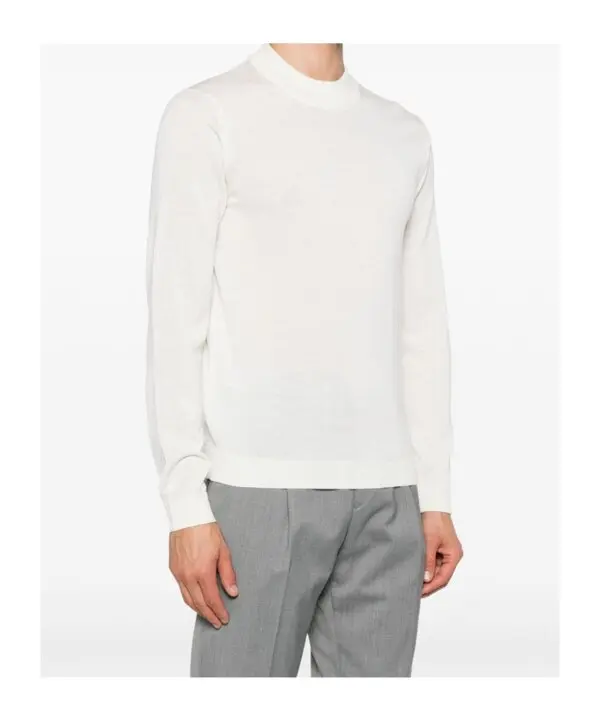 ROBERTO COLLINA Long Sleeve Ribbed Sweater