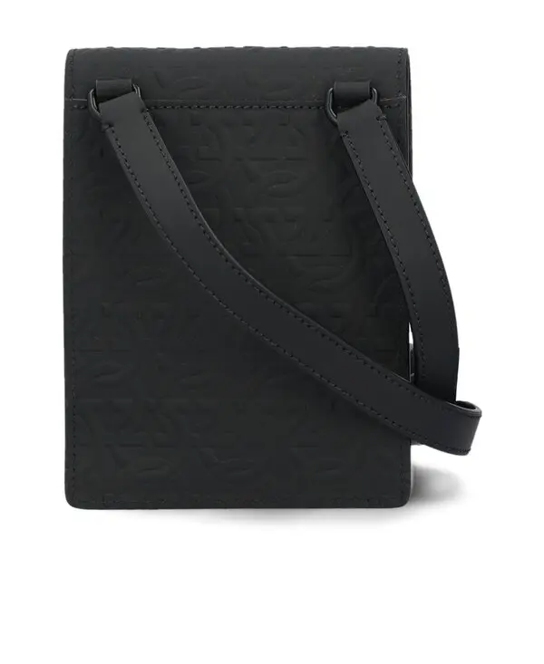 FERRAGAMO Logo Flip Satchel