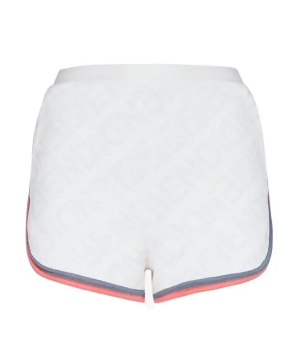 Fendi Allover Logo Knitted Shorts