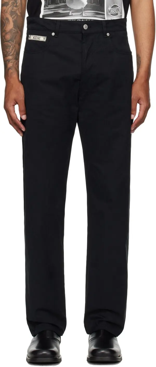 Moschino Denim Trousers - Black